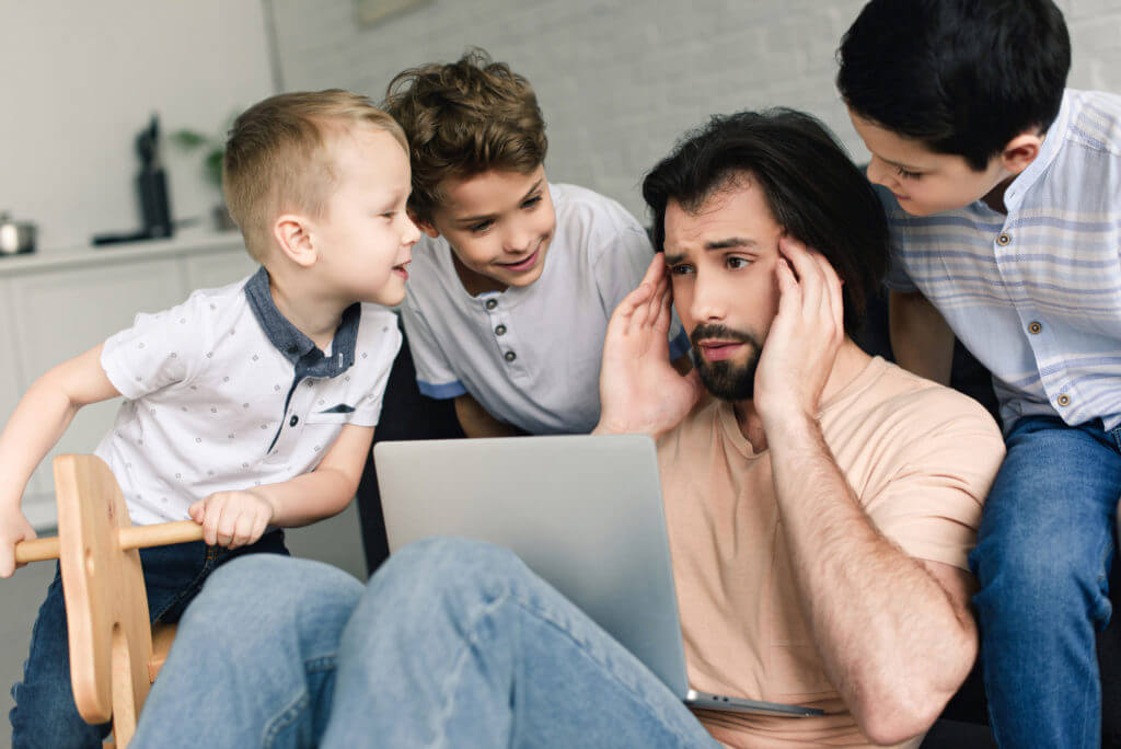 Stressed Family